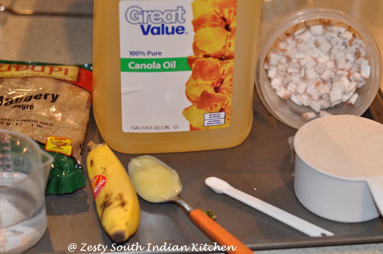 Undan Pori/Fried sweetened wheat flour balls - Zesty South Indian Kitchen