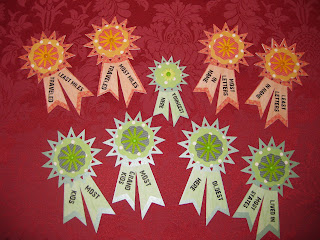 Eva's Scraps N' Cards: Paper Award Ribbons for my Family Reunion