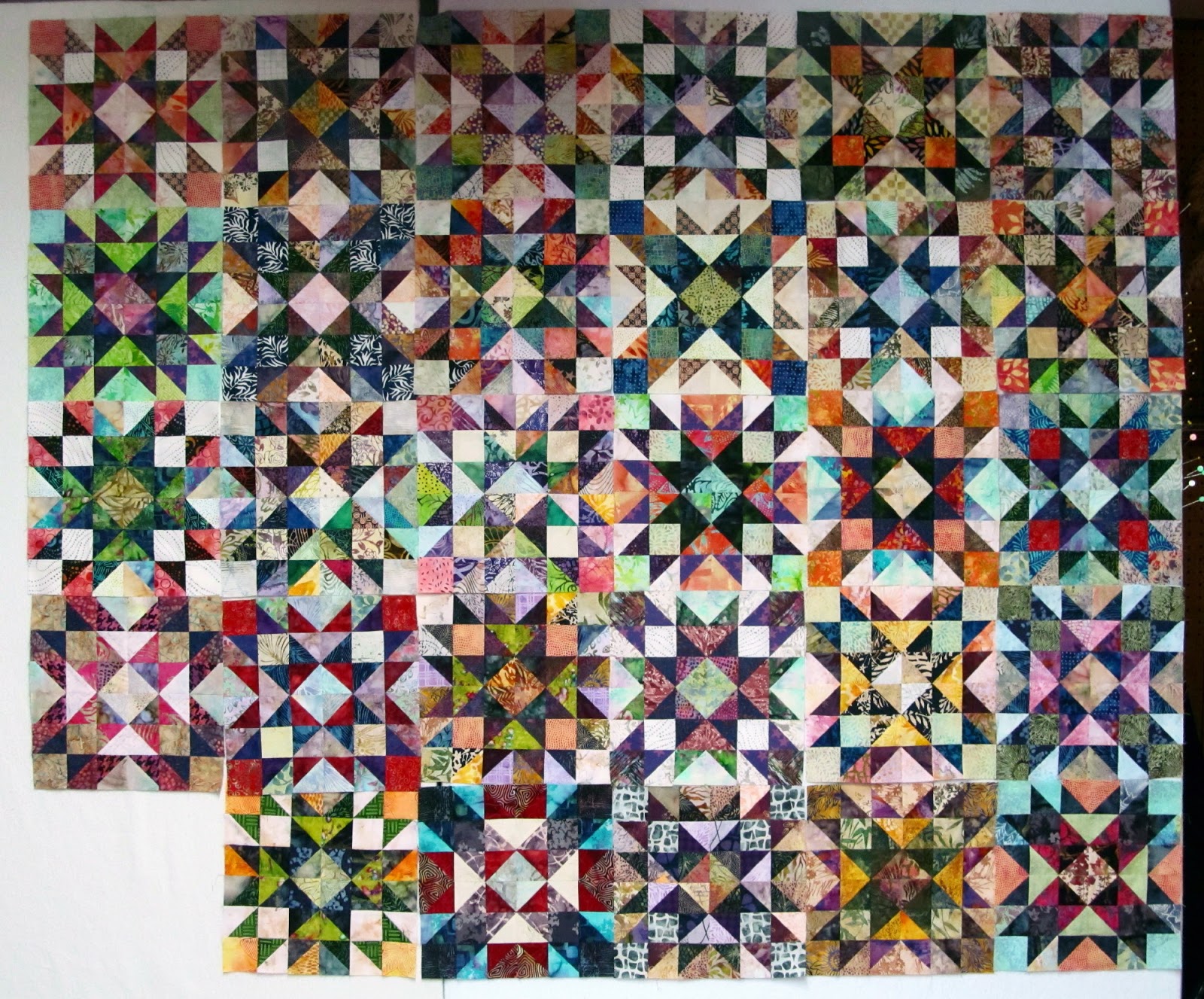 Exuberant Color : Moving blocks............