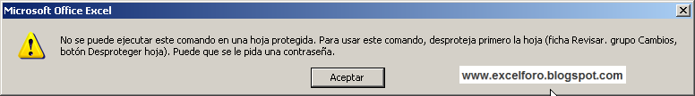 Vba Una Macro En Excel Para Trabajar En Una Hoja Protegida Con El
