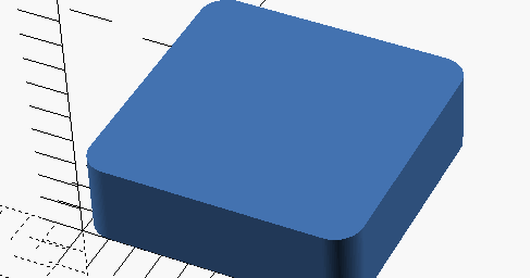 Chris Bensen: Create a Rounded Cube in OpenSCAD