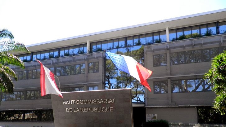Haut-Commissariat sur l'avenue Pouvanaa A Opaa