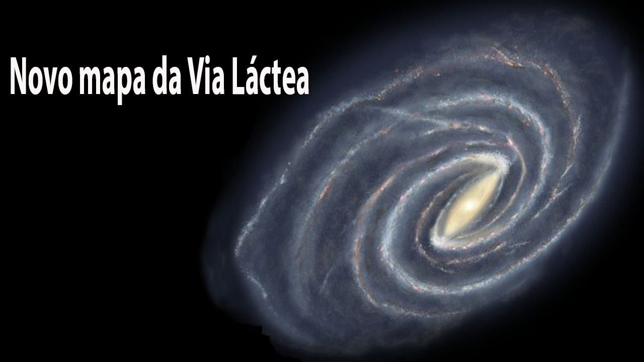 Foco Super Notícias: Astronomia - Novo mapa da Via Láctea