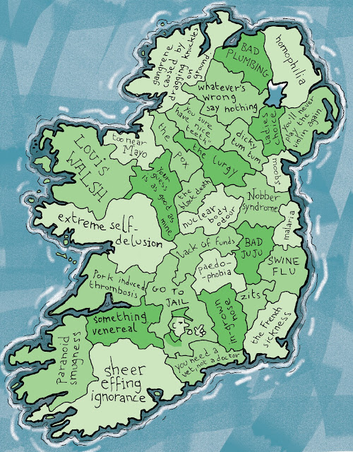 My Cartoon Version of Reality: DIAGNOSTIC MAP OF IRELAND