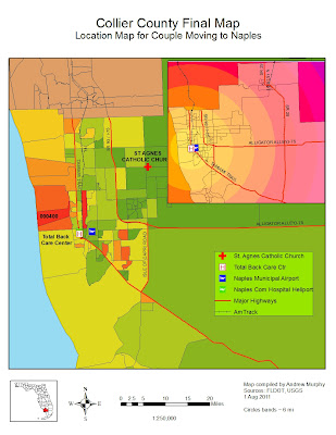 Applications in GIS: Weighted Location for Parents Move to Collier ...