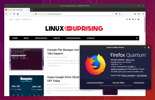 How To Install Firefox ESR In Ubuntu Or Linux Mint (PPA Or Snap) - Linux Uprising Blog