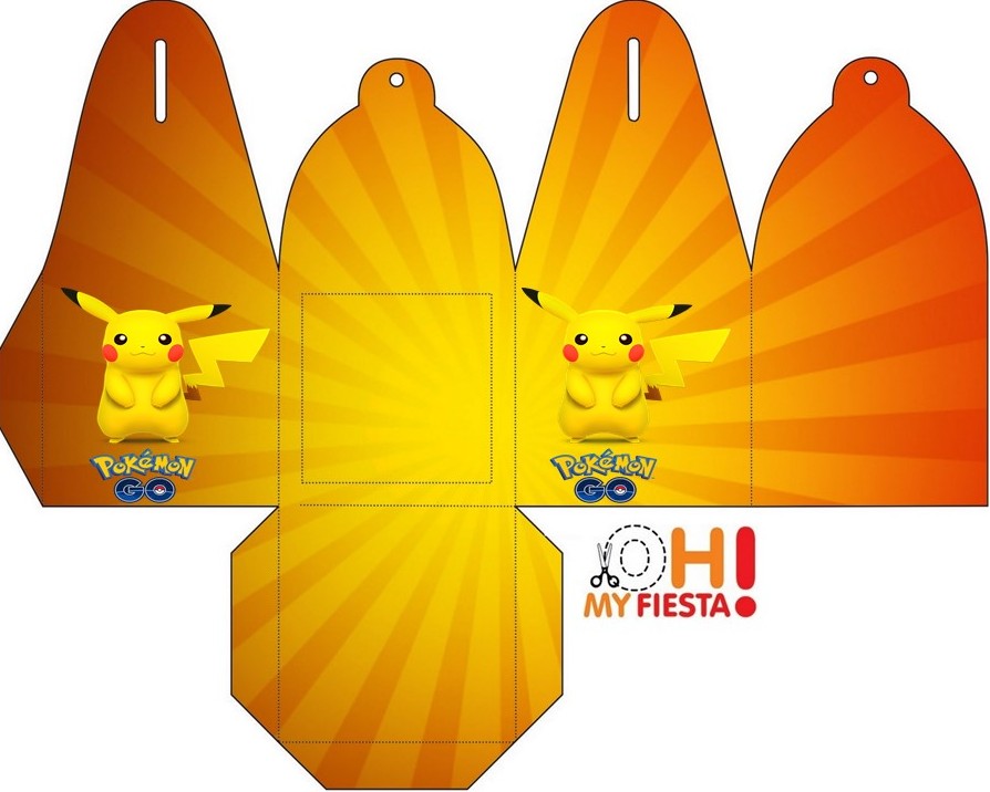 Pikachu: Free Printable Boxes. - Oh My Fiesta! for Geeks