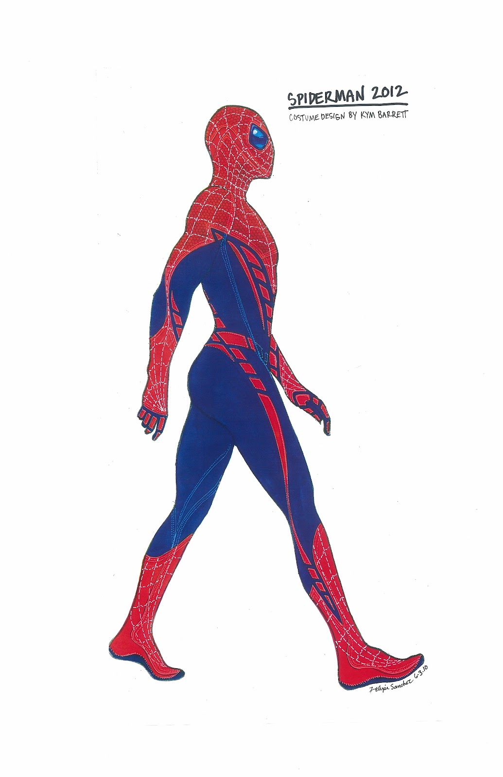 Felipe Sanchez' Never Before Seen 'The Amazing Spider-Man' Costume ...