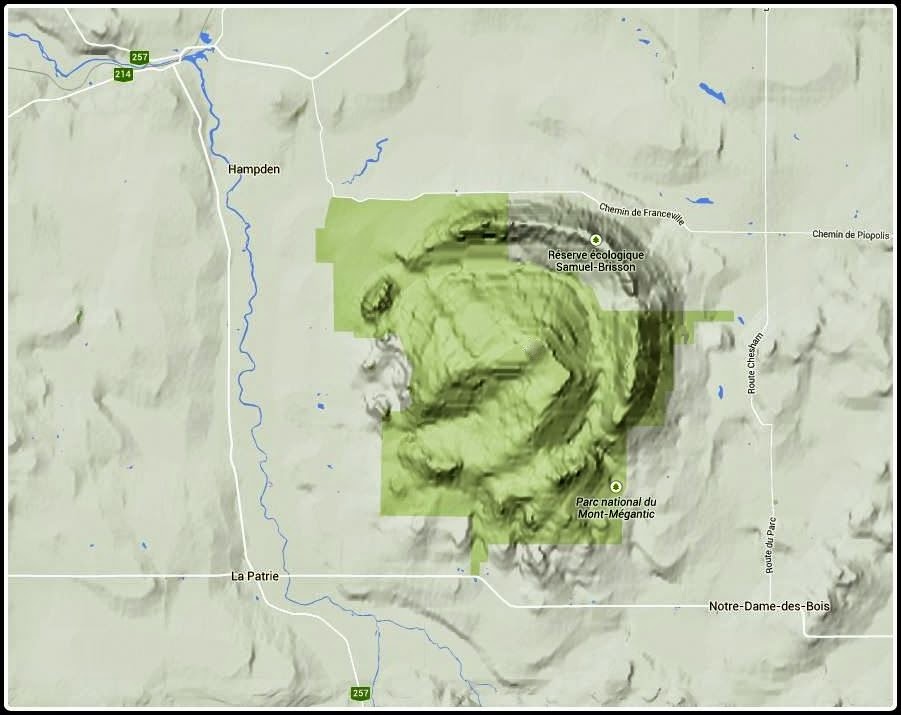 1HappyHiker: CANADA: Mont Owl's Head, and Le Parc National du Mont Megantic