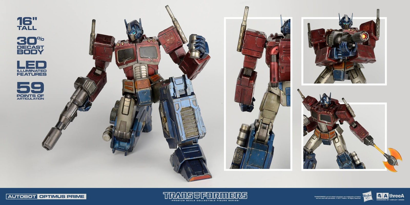 toyhaven: Hasbro x ThreeA Transformers Generation One Optimus Prime ...