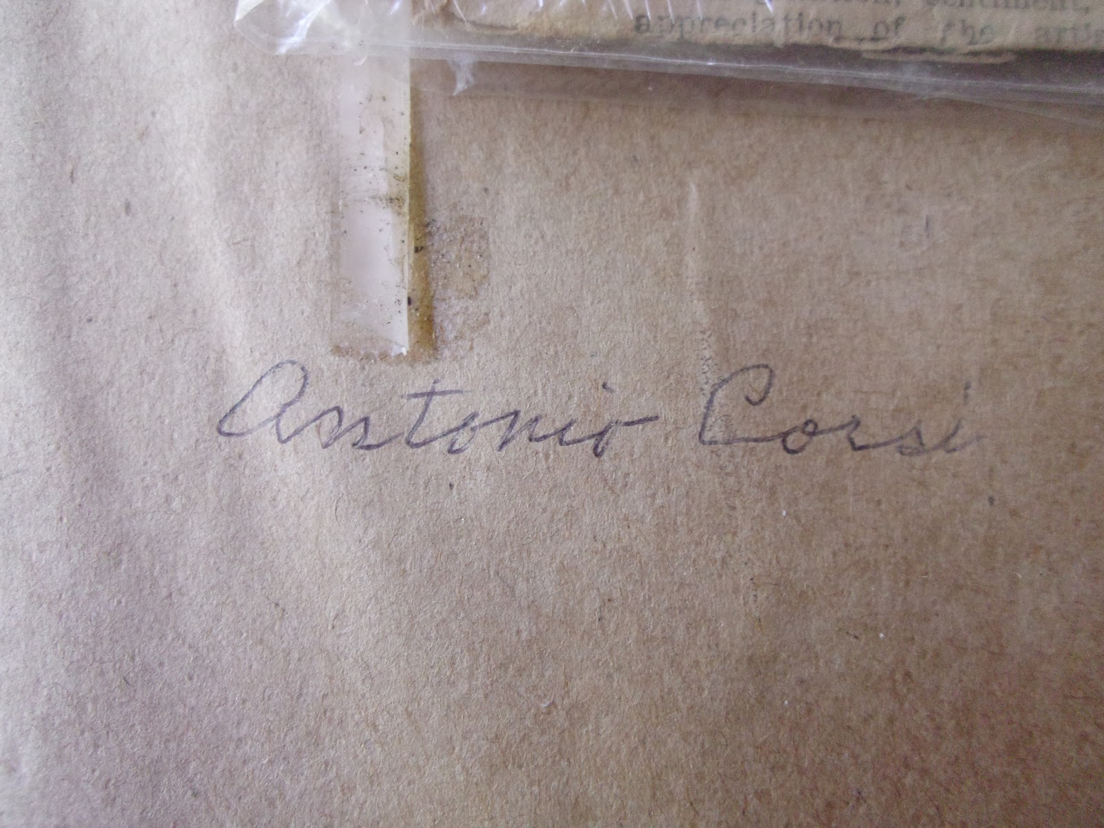 Gary's Art Room: Antonio Corsi