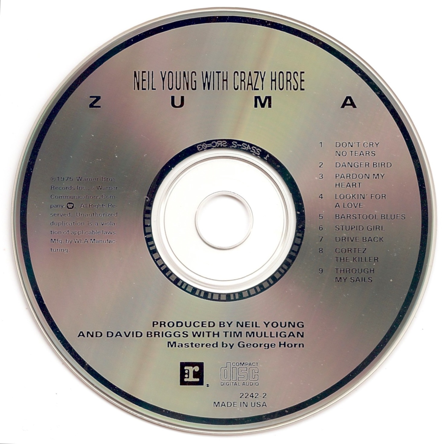 The First Pressing CD Collection: Neil Young - Zuma