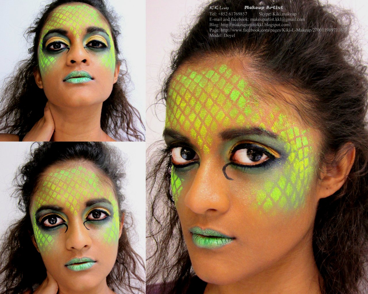 KKL Makeup: My snake girl makeup - 25 May 2012