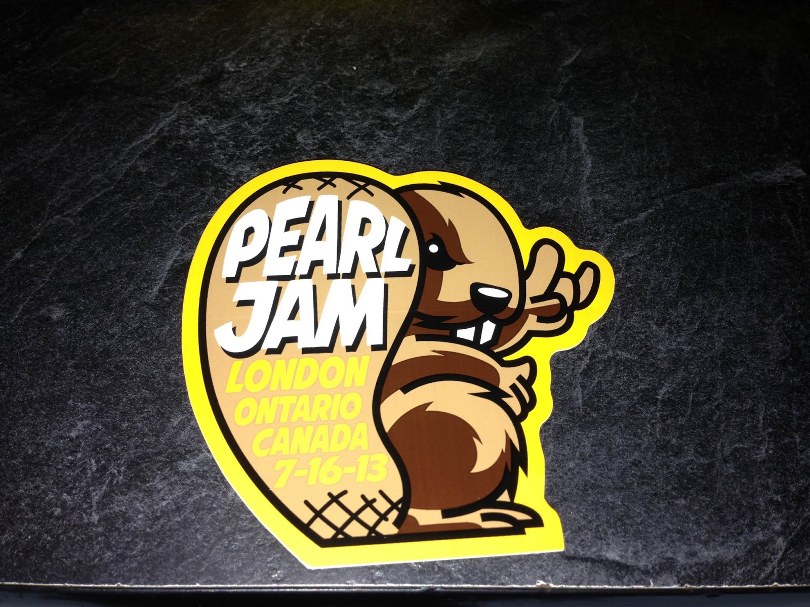 INSIDE THE ROCK POSTER FRAME BLOG: Tonight's Pearl Jam Poster from ...