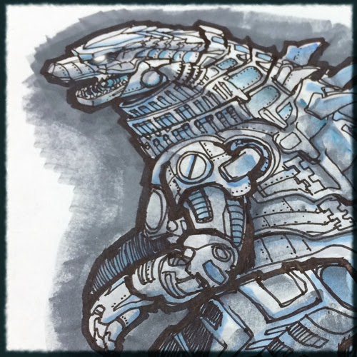 Kaiju News | Everything Kaiju: Mechagodzilla Concept Art by Guy Edwards