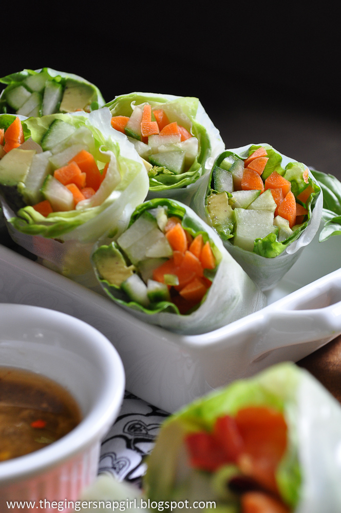 The Ginger Snap Girl: Spring Rolls