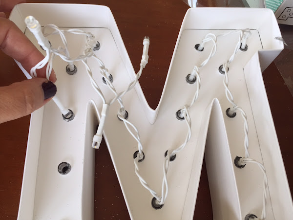 Letras luminosas. Decoración fácil con niños | Padres