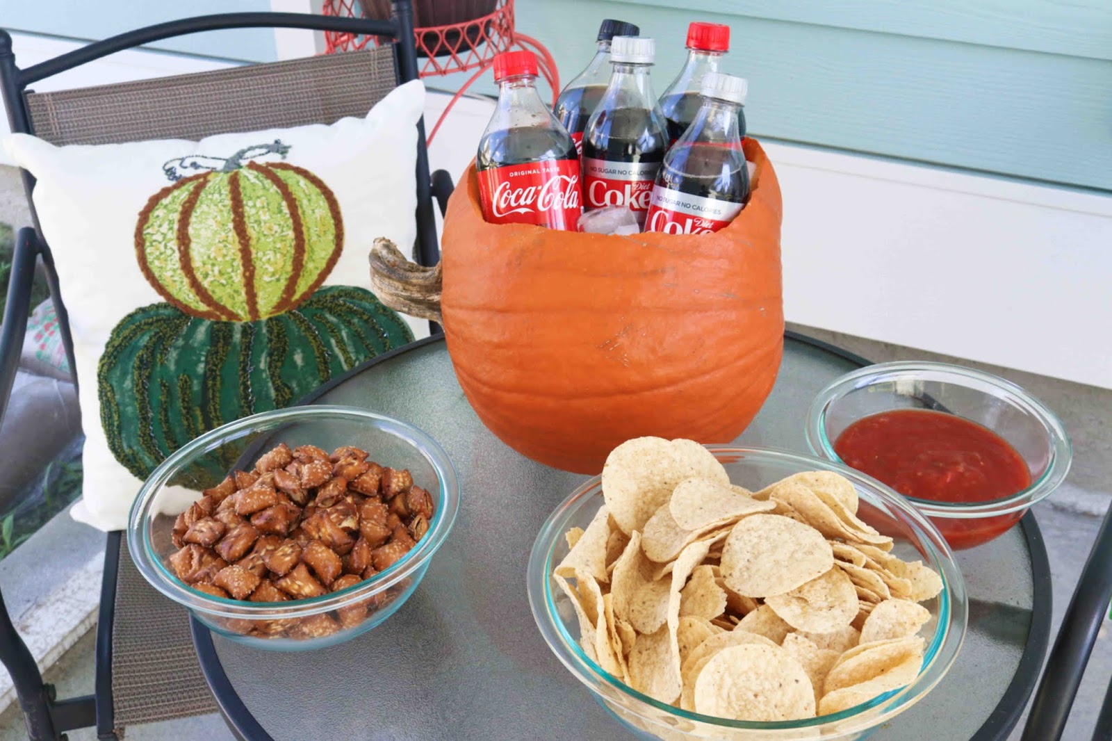 borrowed heaven: Fall Pumpkin Party Cooler