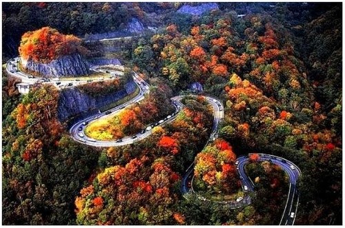 Inilah Jalan Raya Paling Banyak Corner di Jepun. - Gaban Comel
