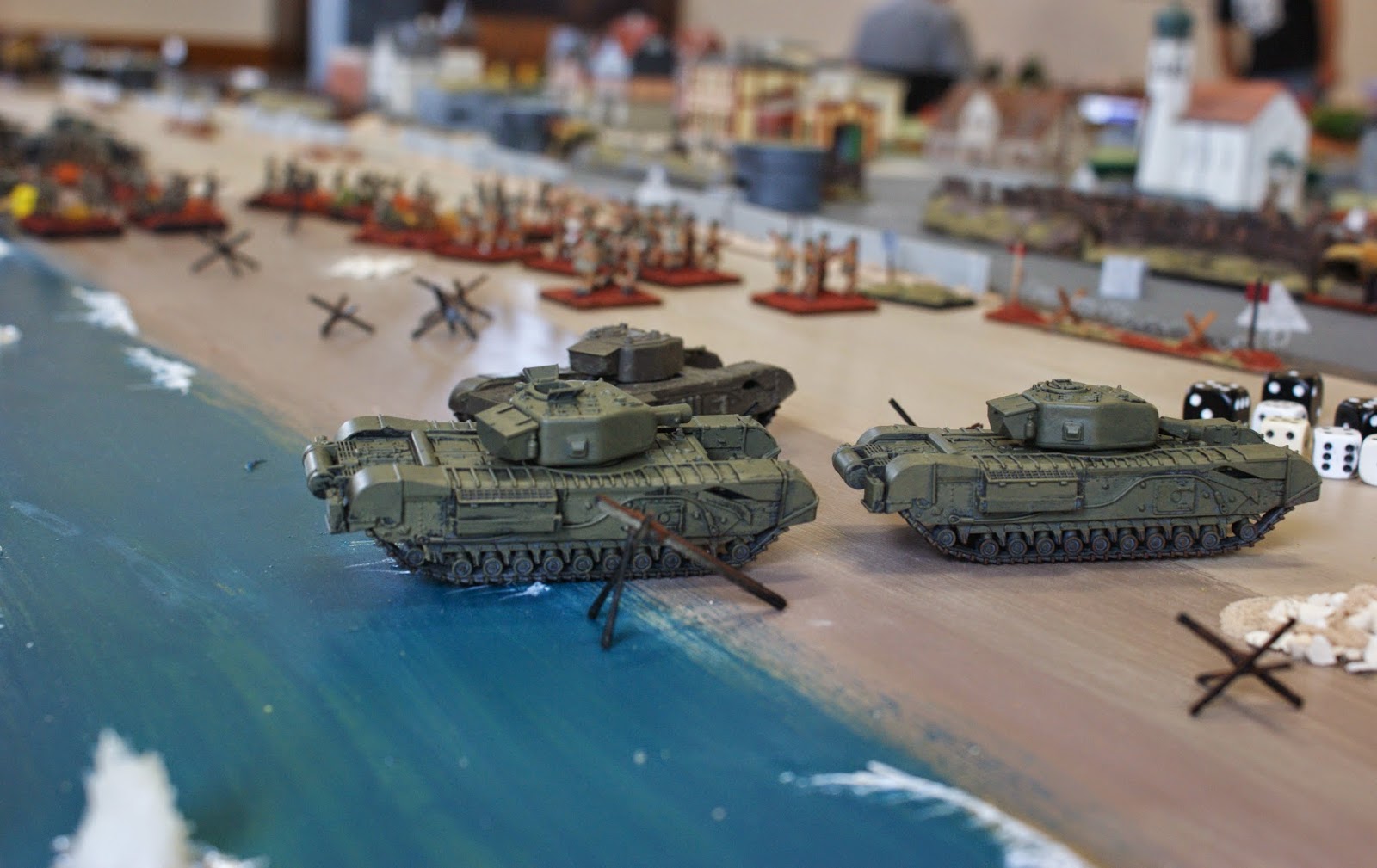 Wargames Obsession: Battle Report: Sword Beach D-Day: Luc-Sur-Mer