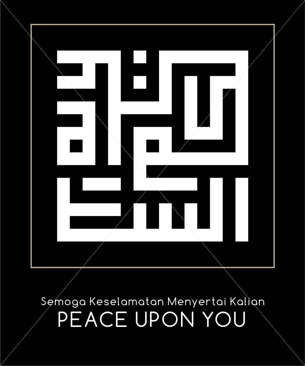 kaligrafi modern dan minimalis