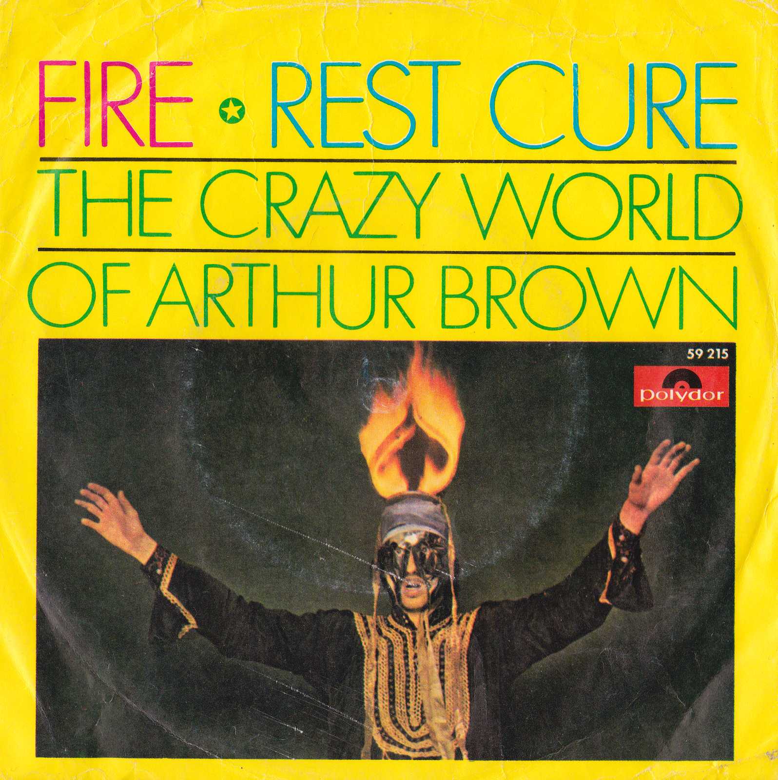 The Crazy World of Arthur Brown - Fire [Single] (1968) | RARE AND ...