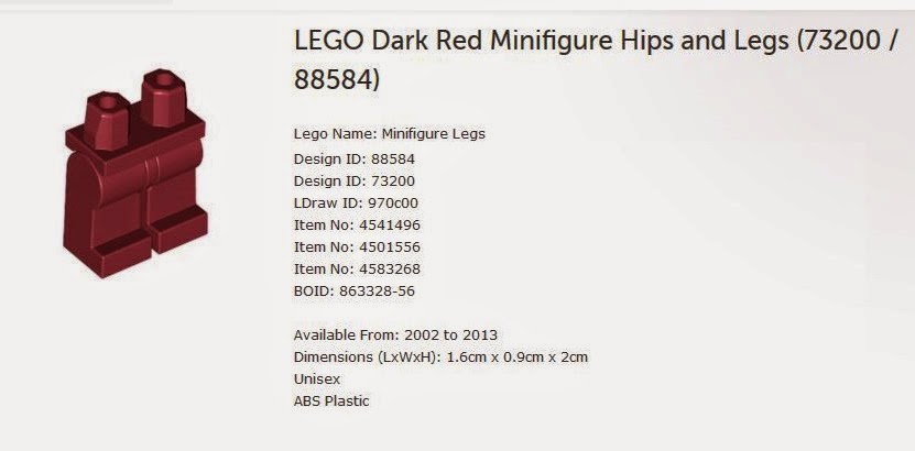 LEGO Assorted LEGS & HIPS Body Parts for Minifigure ~ stores.ebay.com ...