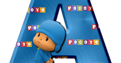 Letras de Pocoyo. Pocoyo Letters. - Oh my Alfabetos!