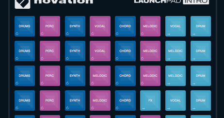 MATRIXSYNTH: Novation's "Launchpad Intro" - Online Web Based Launchpad