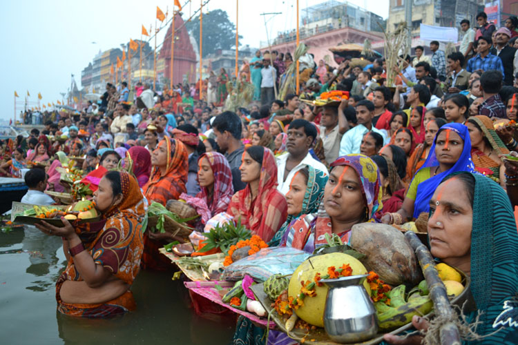 Varanasi View: Chhath celebrated in Varanasi with traditional gaiety ...