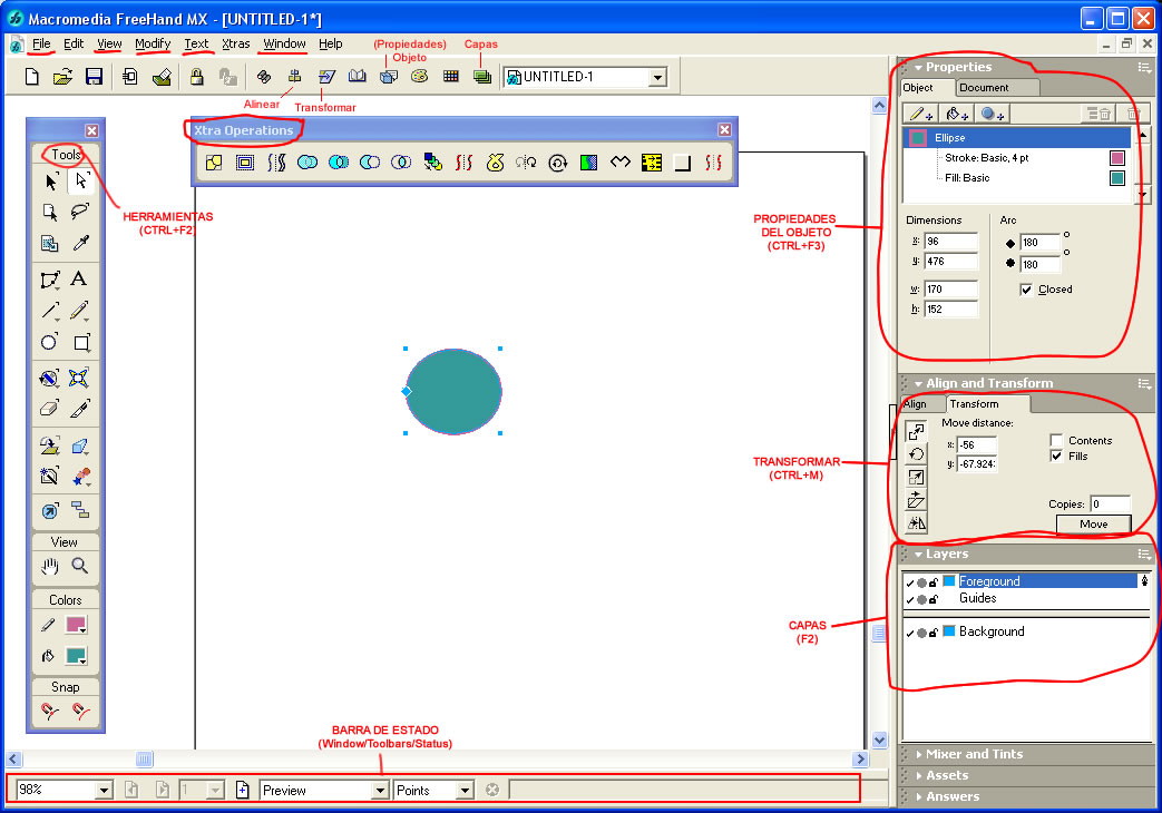 Cursos de Diseño y Decoracion: TEMARIO FREEHAND