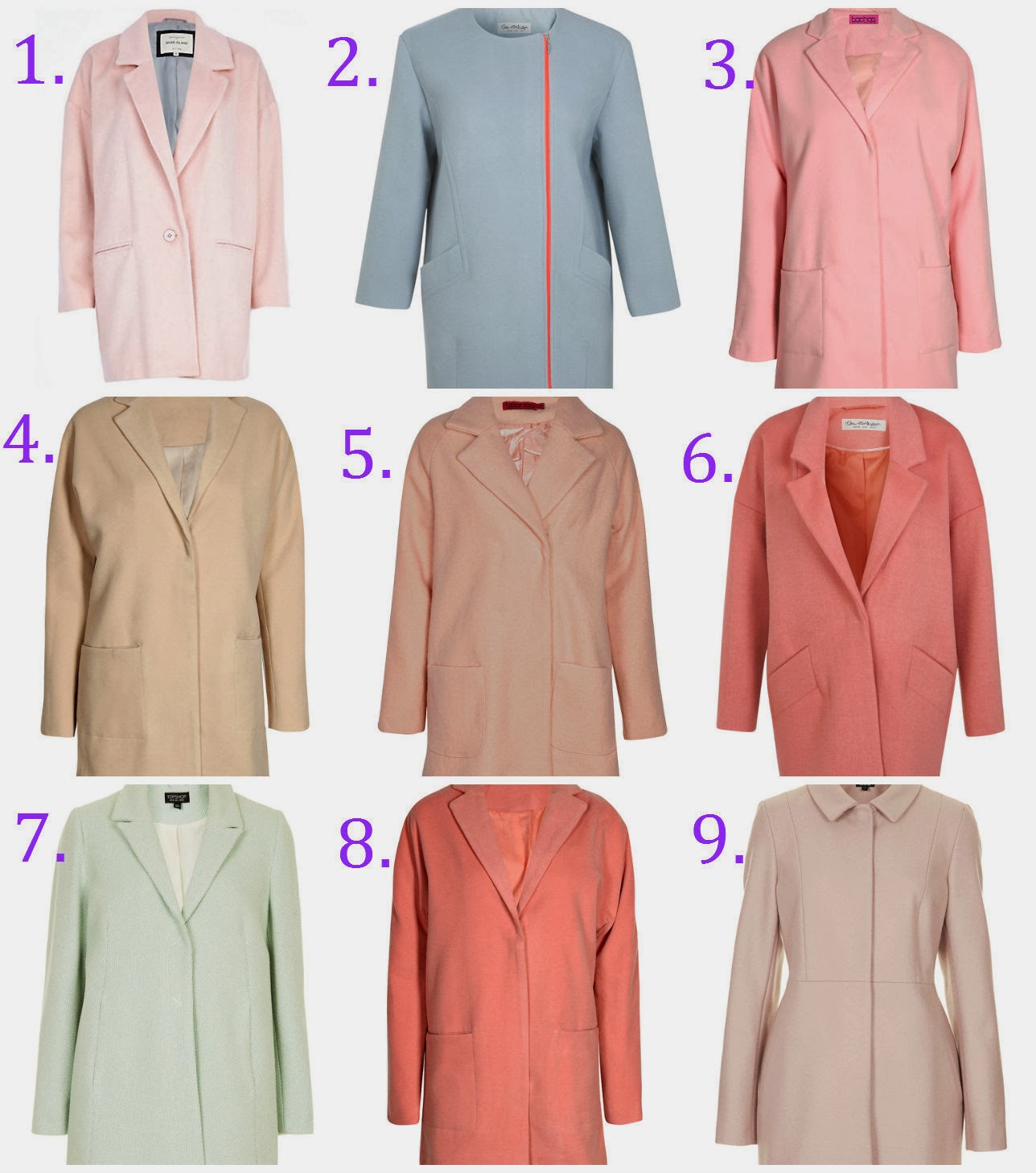 Dream. Love. Live. Fashion ♥: NEW SEASON TREND: Pastel Coats