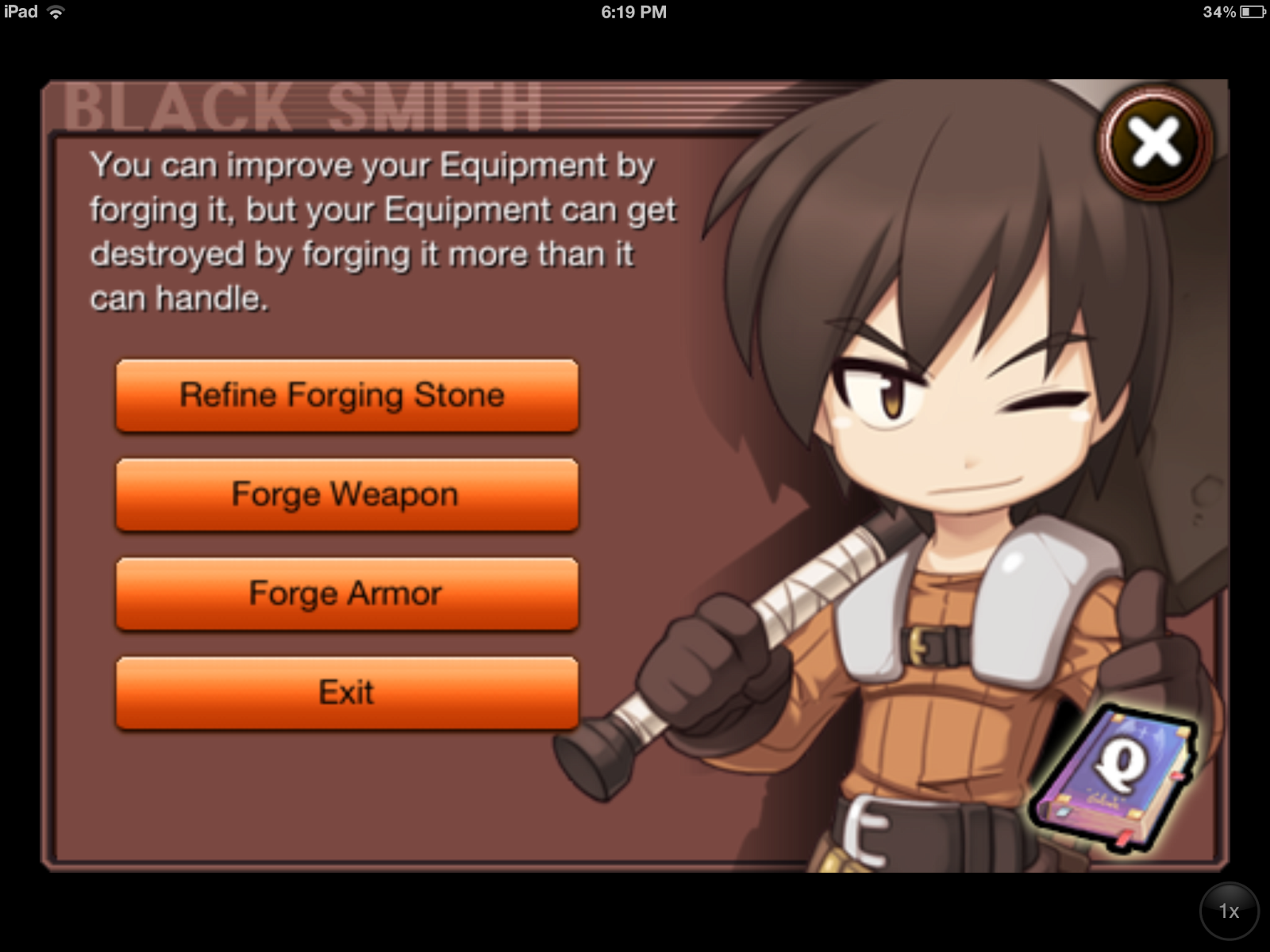 Ragnarok Valkyrie Uprising Guide: Tutorial Quest 3: Forging weapons and ...