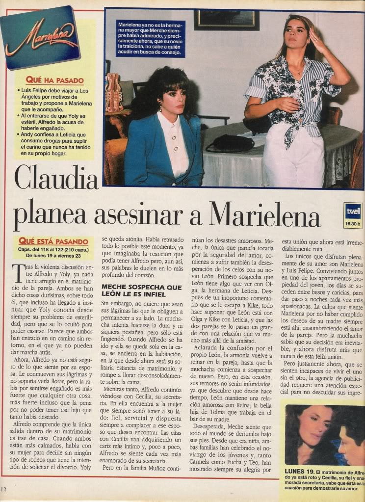 X R i S T O: 1595 Marielena /telenovela 1992/