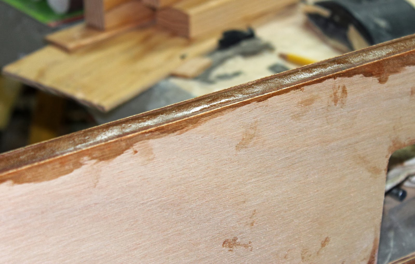 Building the "PocketShip" Pocket Cruiser: Centerboard Edge Filler