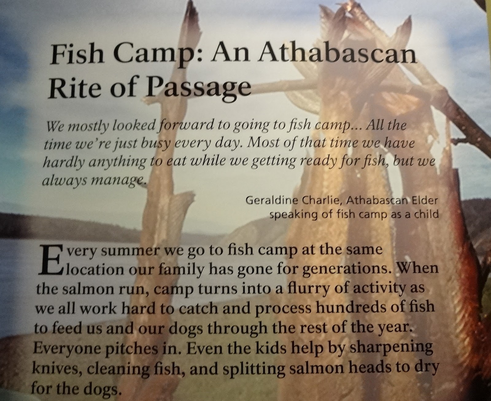 Dina's Travels: Athabascan Village Model and Fairbanks Cultural Center