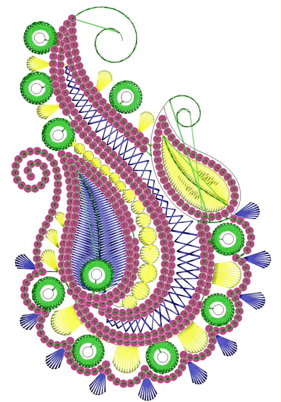 EmbDesignTube: Buta For Men and women's Cardigan like floral