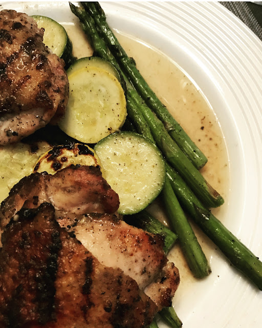 Alex Lately : Fresh Veggies + Chicken Escabeche