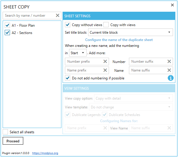 Revit Add-Ons: Free Sheet Copy