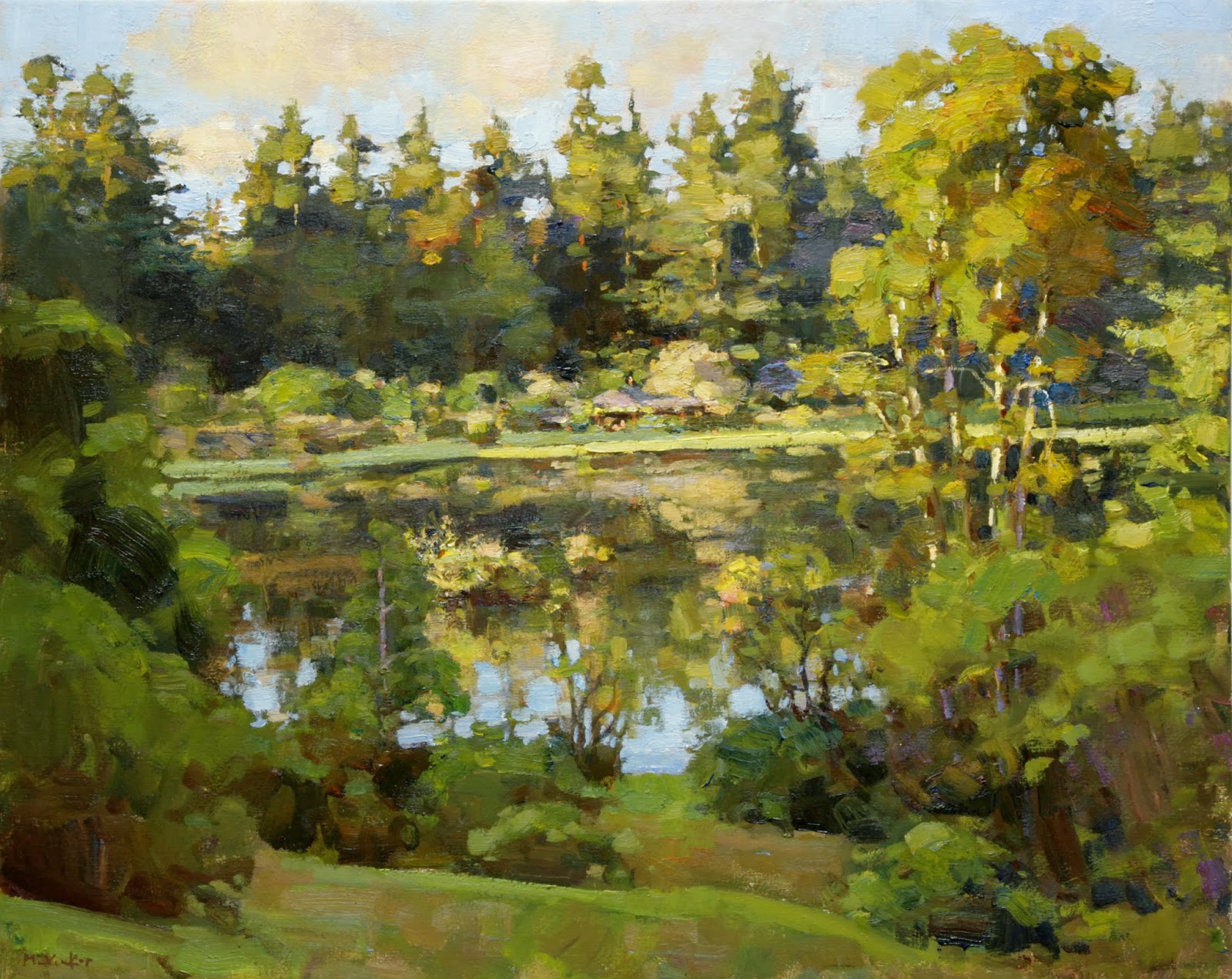 Jim McVicker Paintings: ' The Lake Paintings'