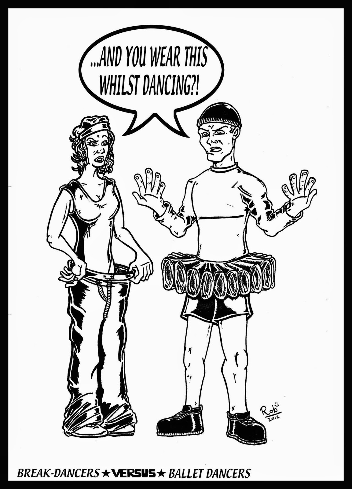 Versus: Versus Comics: Break-Dancers Versus Ballet Dancers