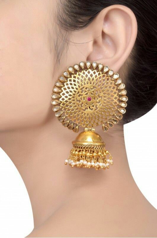 Elegant gold earring designs