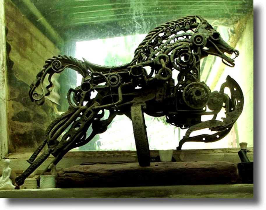 How to Recycle: Heavy Metal Waste to Art Sculpture