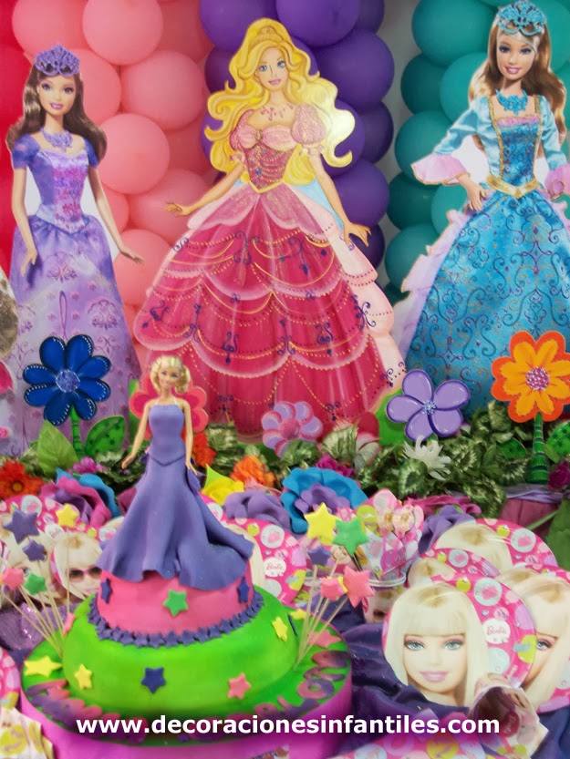 Decoraciones Infantiles: FIESTA INFANTIL BARBIE MOSQUETERA