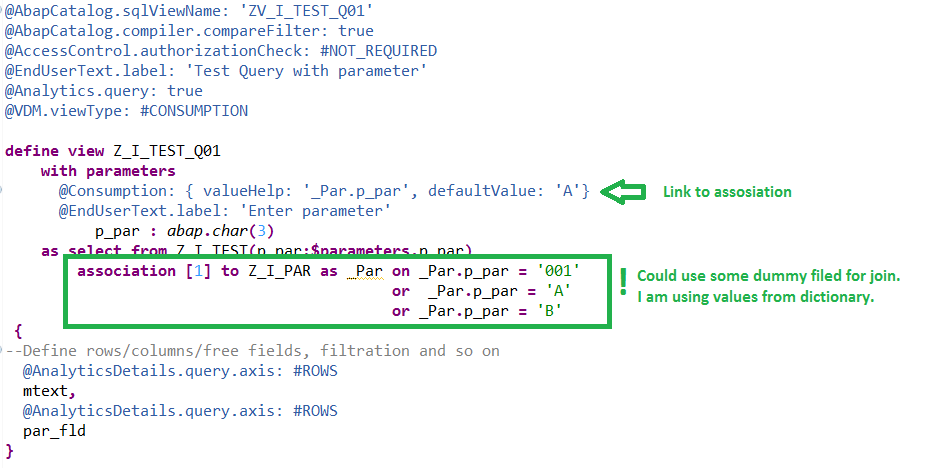 Sap Abap Central How To Add Value Help For Parameter In Abap Cds Analytical Query