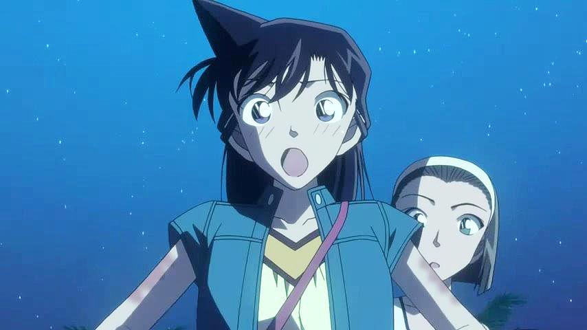 Detective Conan: Ran y Kaito Kid.