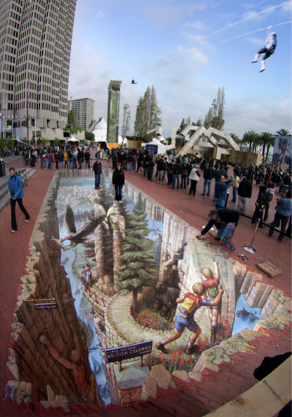 Arte de rua incrível em 3d | DidiNooz