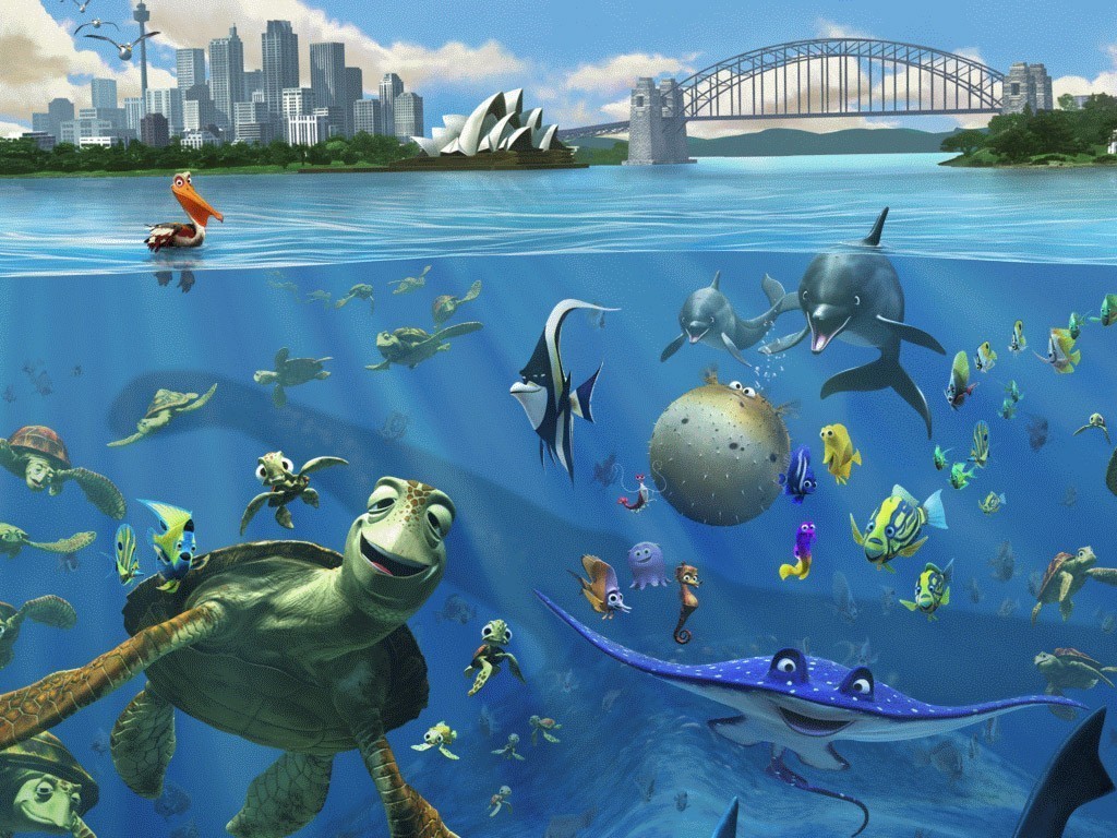 9 Finding Nemo The Turtles Characters Wallpaper