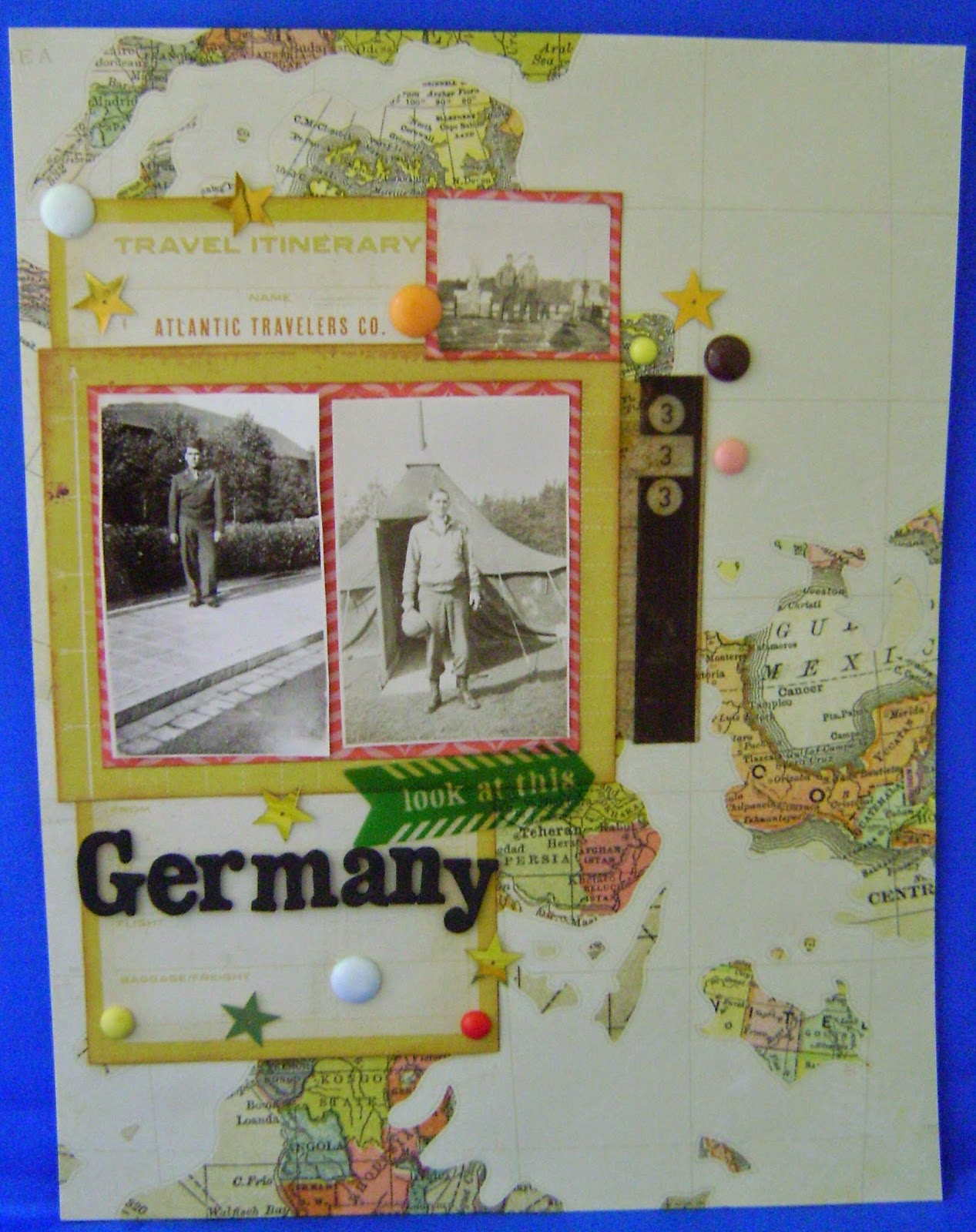Germany WWII Scrapbook Layout