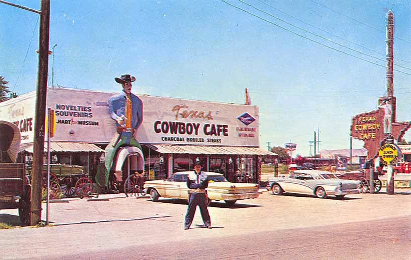 *Postcard Gems: Cowboy Cafe